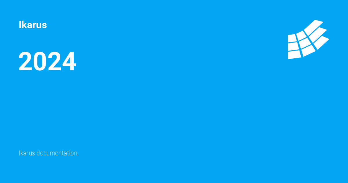2024 - Ikarus