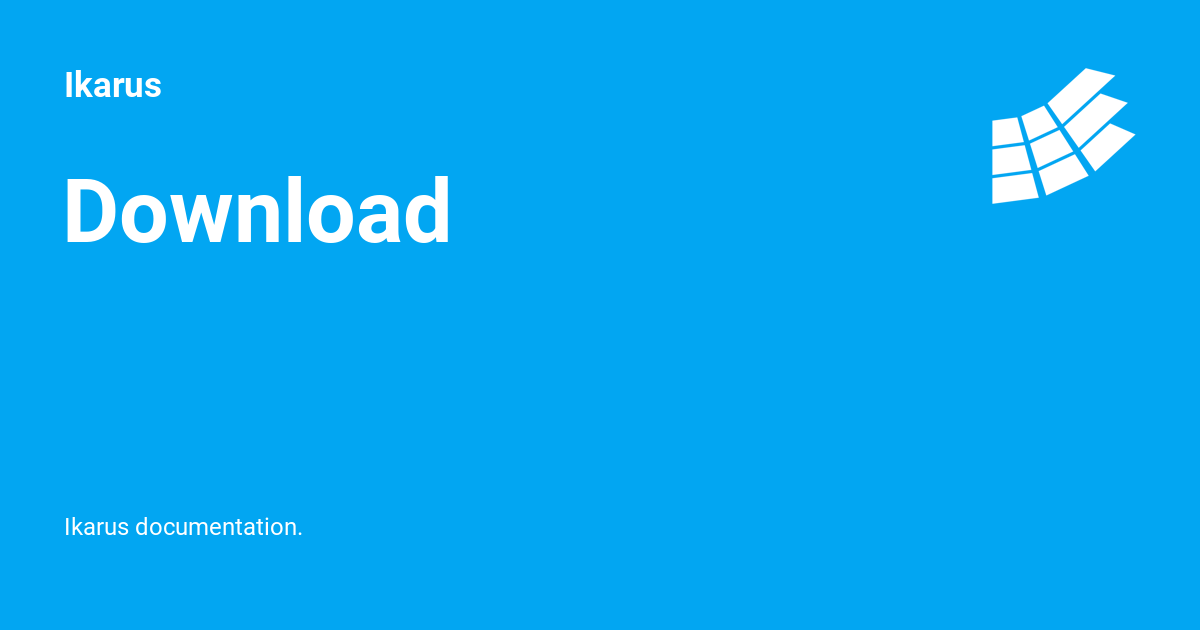 Download - Ikarus